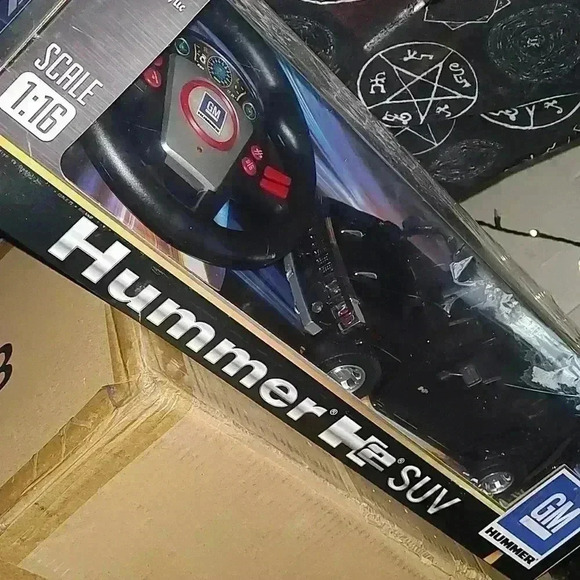 Playtek | Toys | Hummer H2 Suv Gm License Product 16 Scale Black Remote ...